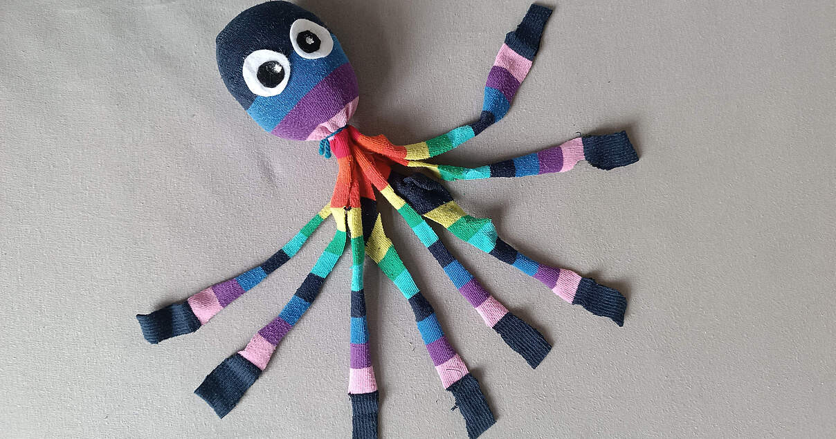 Socktopus basteln | WWF Junior